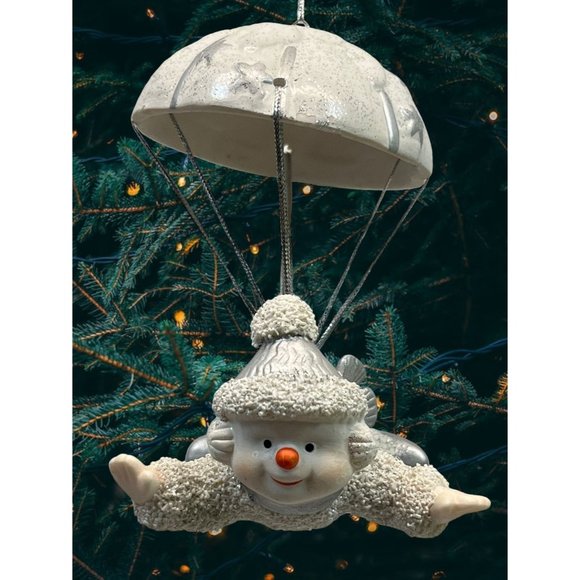 Holiday | Skydiving Snowman Christmas Tree Ornament Vintage Clown ...